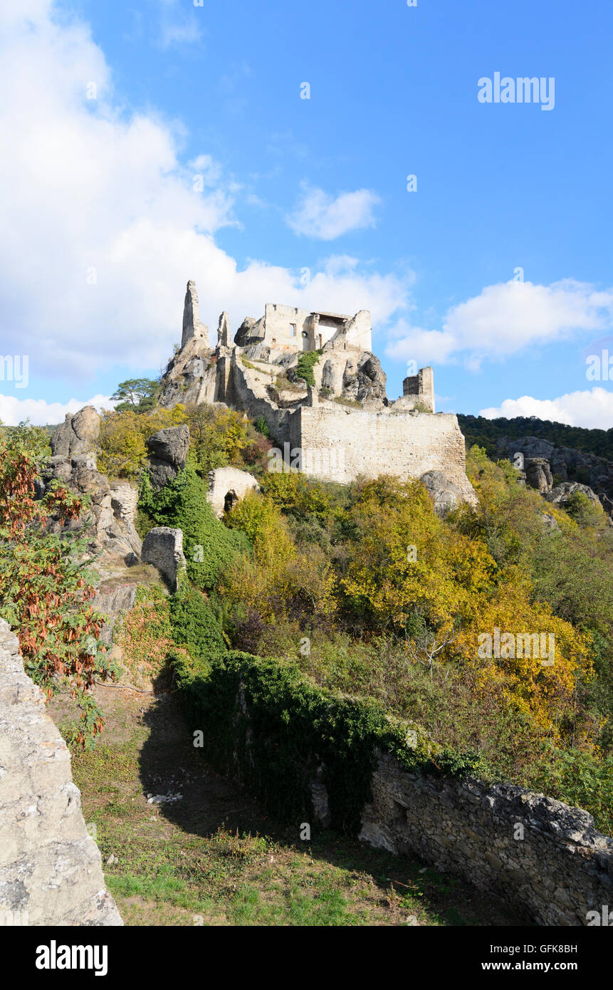 Durnstein castle hi-res stock photography and images - Alamy