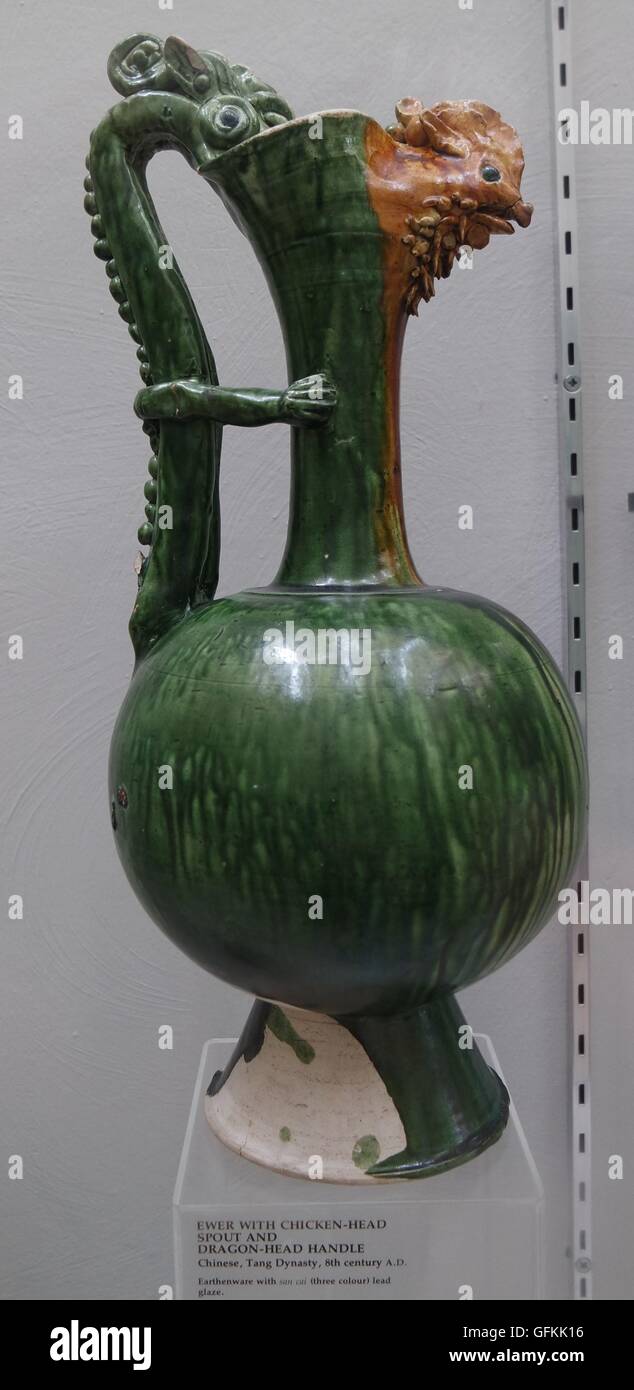 Tang Dynasty 8th Century Chinese Jug, Burrell Collection, Pollok Park ...