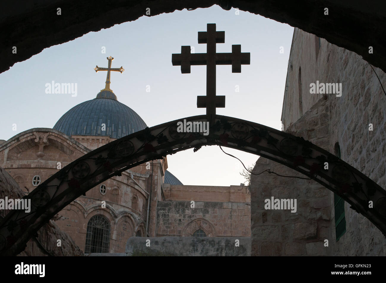 Jerusalem: the Coptic Orthodox Church, the compound at the Church of ...