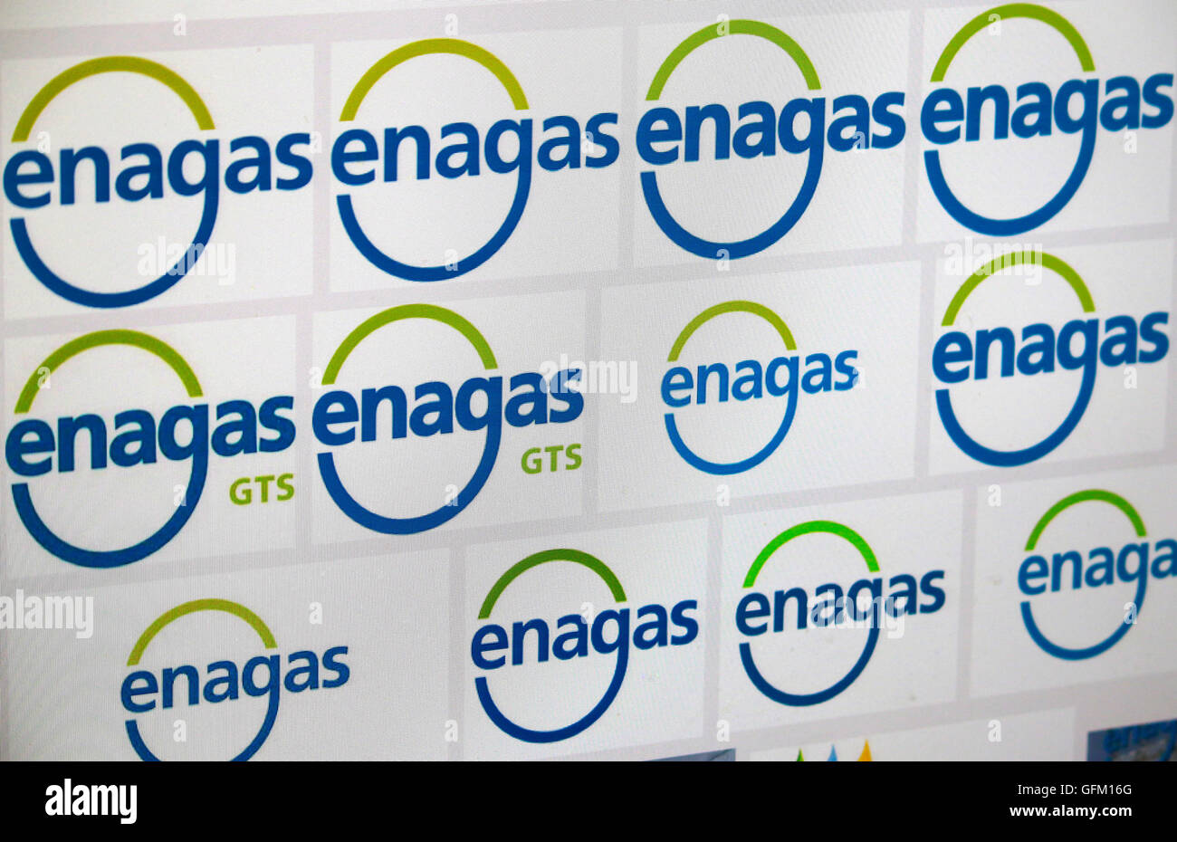 Enagas logo hi-res stock photography and images - Alamy