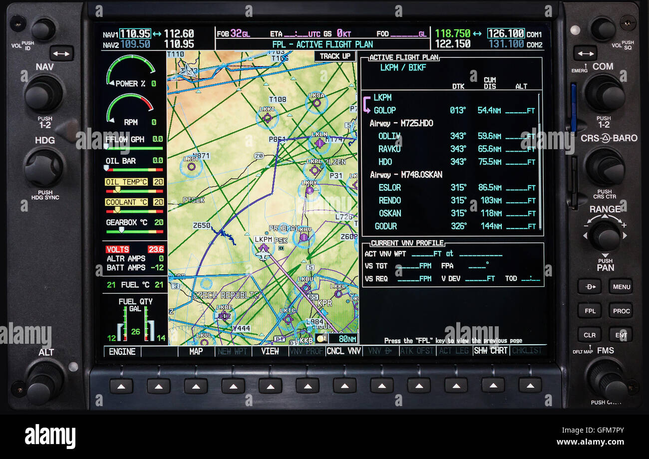 Glass cockpit display High Resolution Stock Photography and Images - Alamy