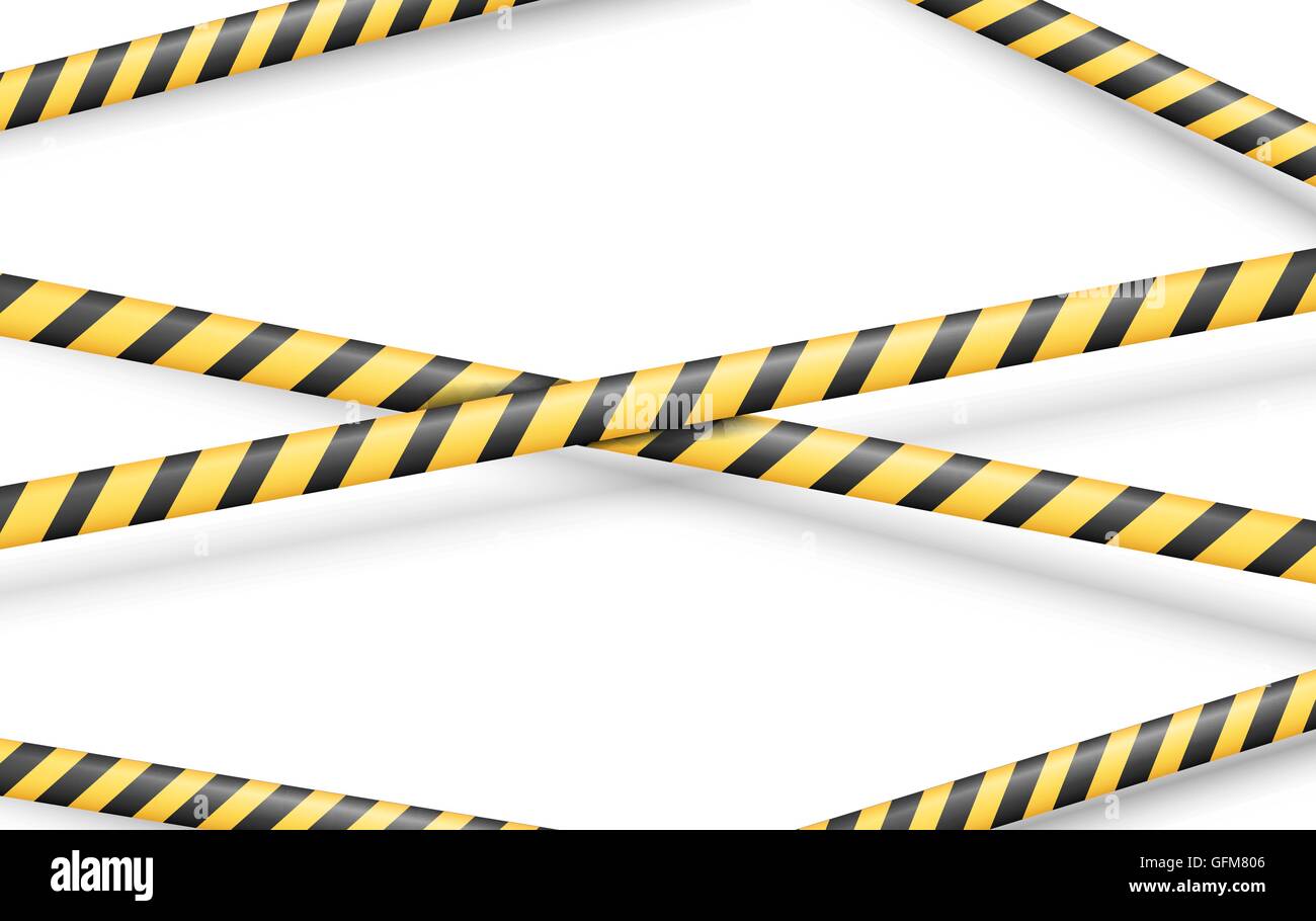 Police incident tape Stock Vector Images - Alamy