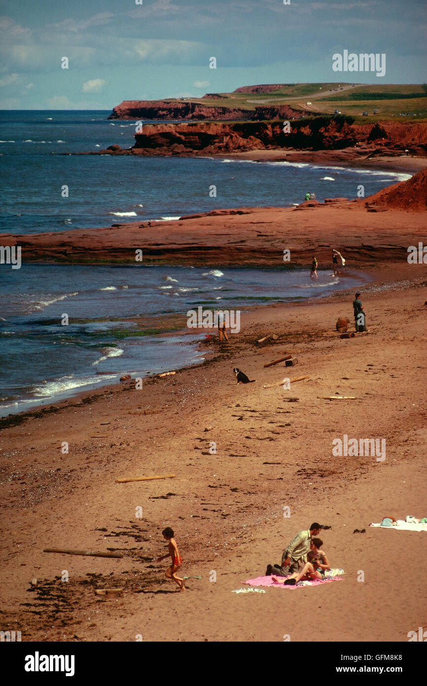 Cavendish Beach on Prince Edward Island - Canada Stock Photo - Alamy