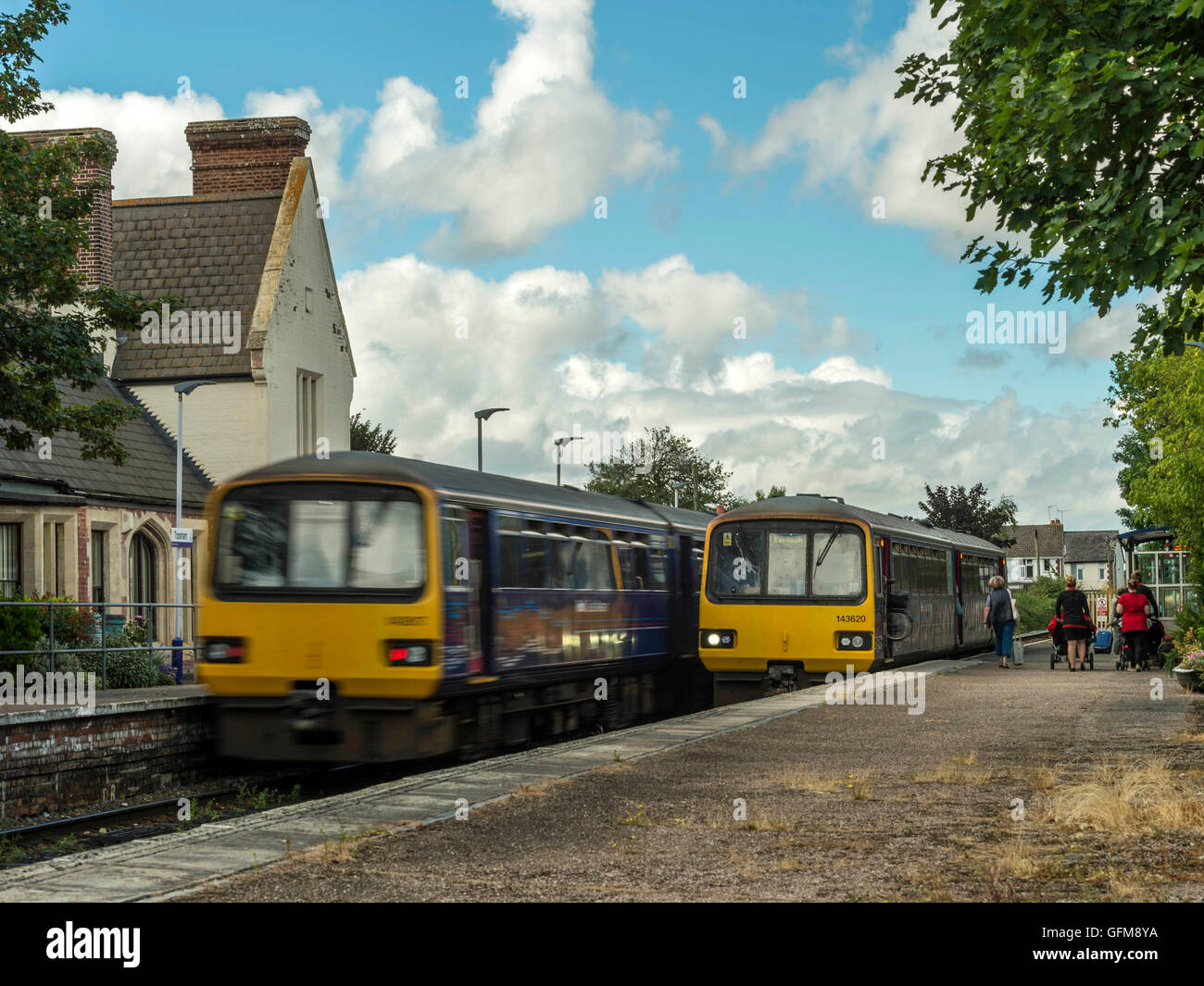 Avocet line station train hi-res stock photography and images - Alamy