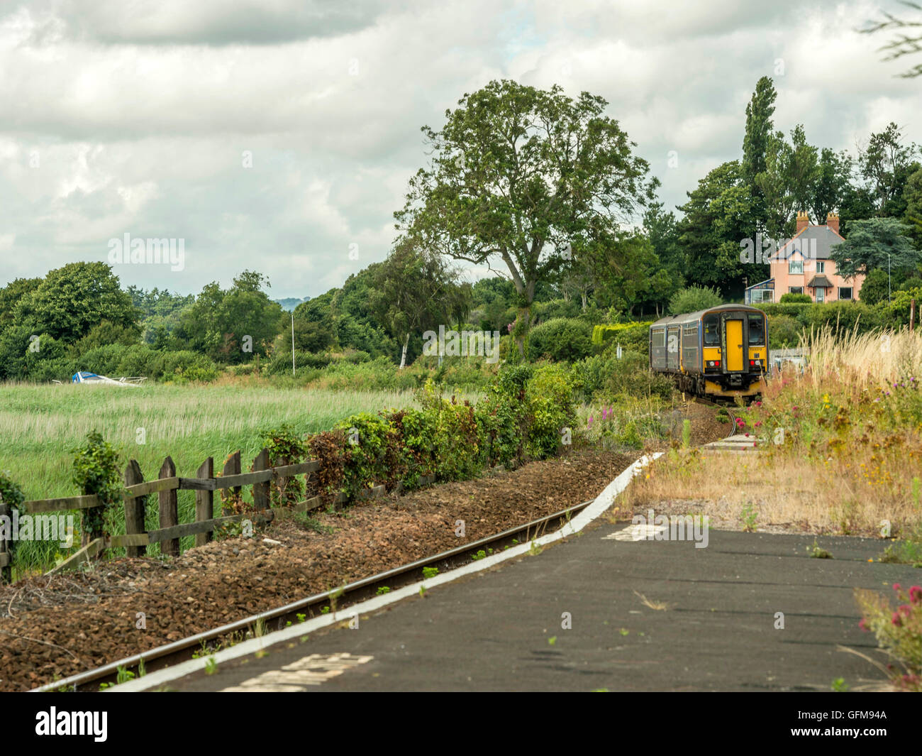 First Great Western Train leaving Exton station bound for Paignton ...