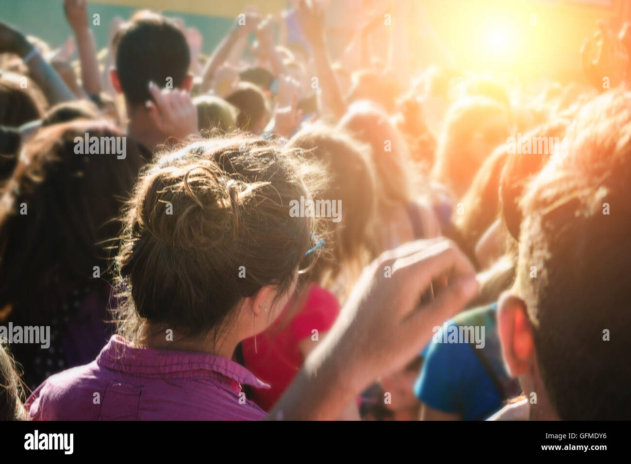 unrecognizable people with shallow depth of field Stock Photo - Alamy