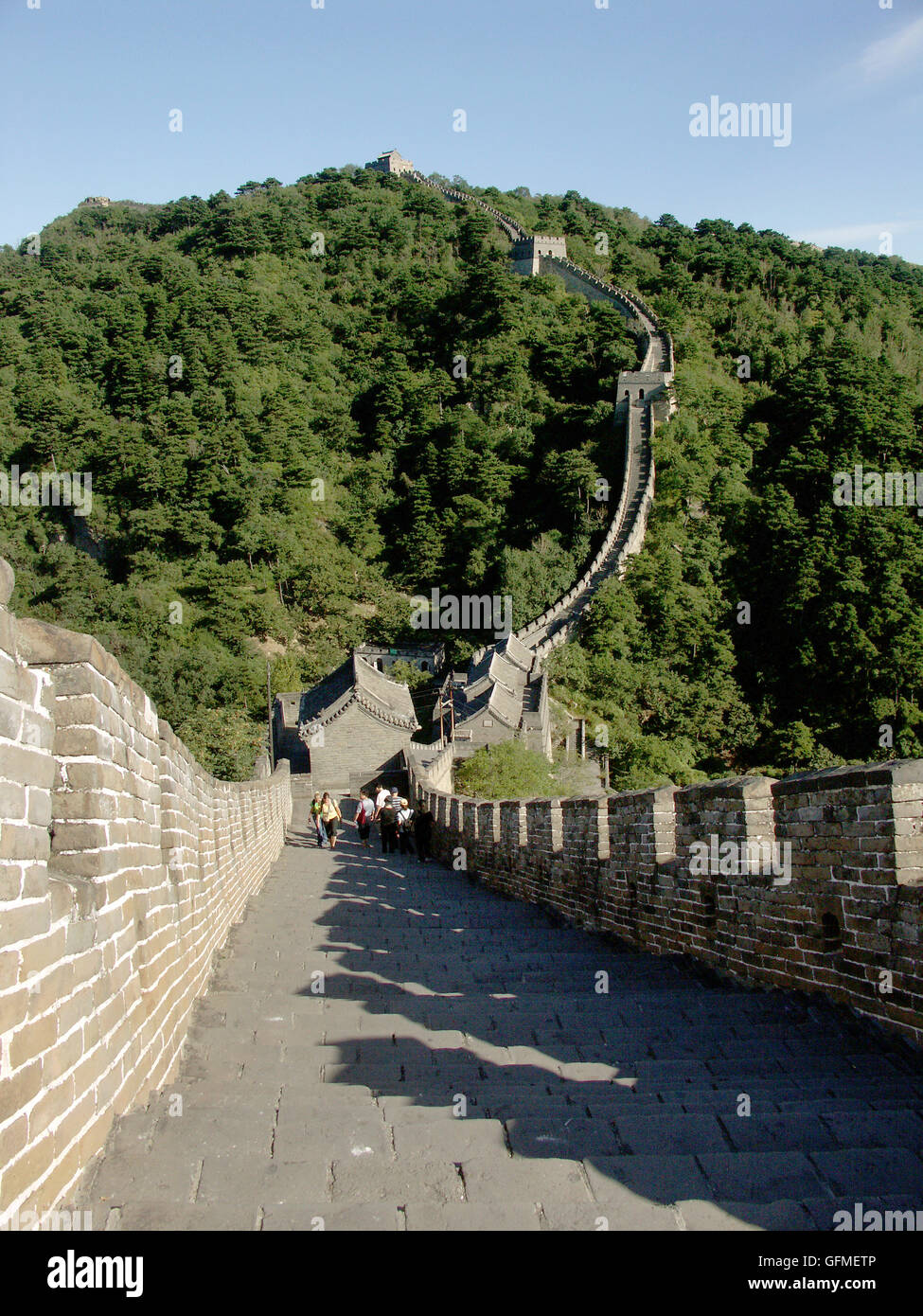 The Mu Tian Yu section of the Great Wall of China. Beijing – China ...