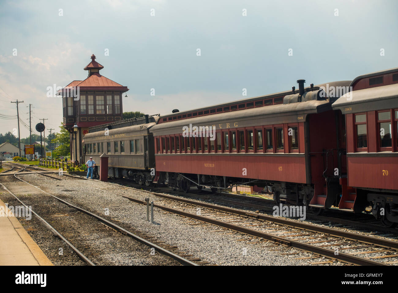 Railroad Museum of Pennsylvania Strasburg PA Stock Photo - Alamy