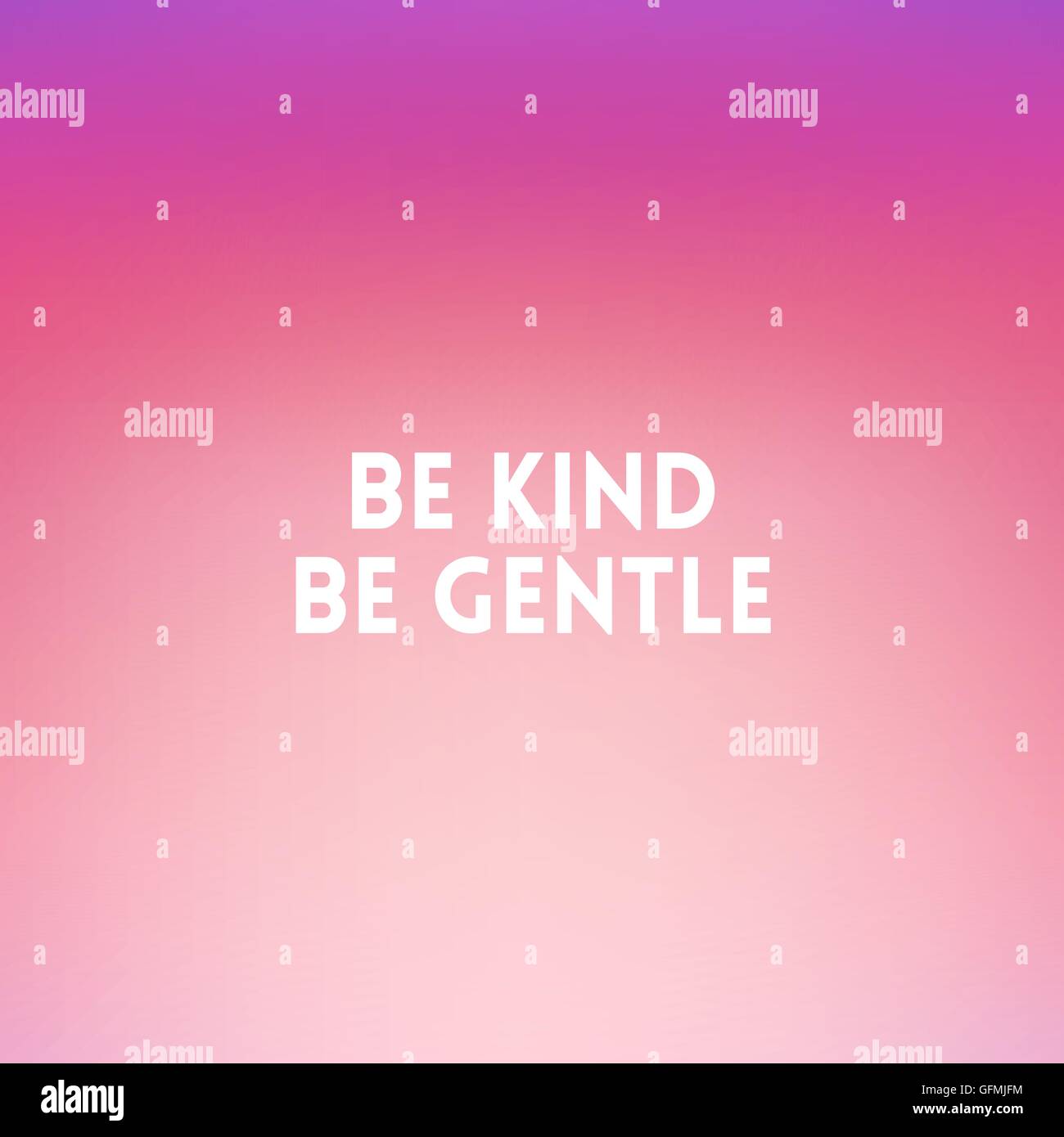 square blurred background - sunset colors With motivating quote Stock ...