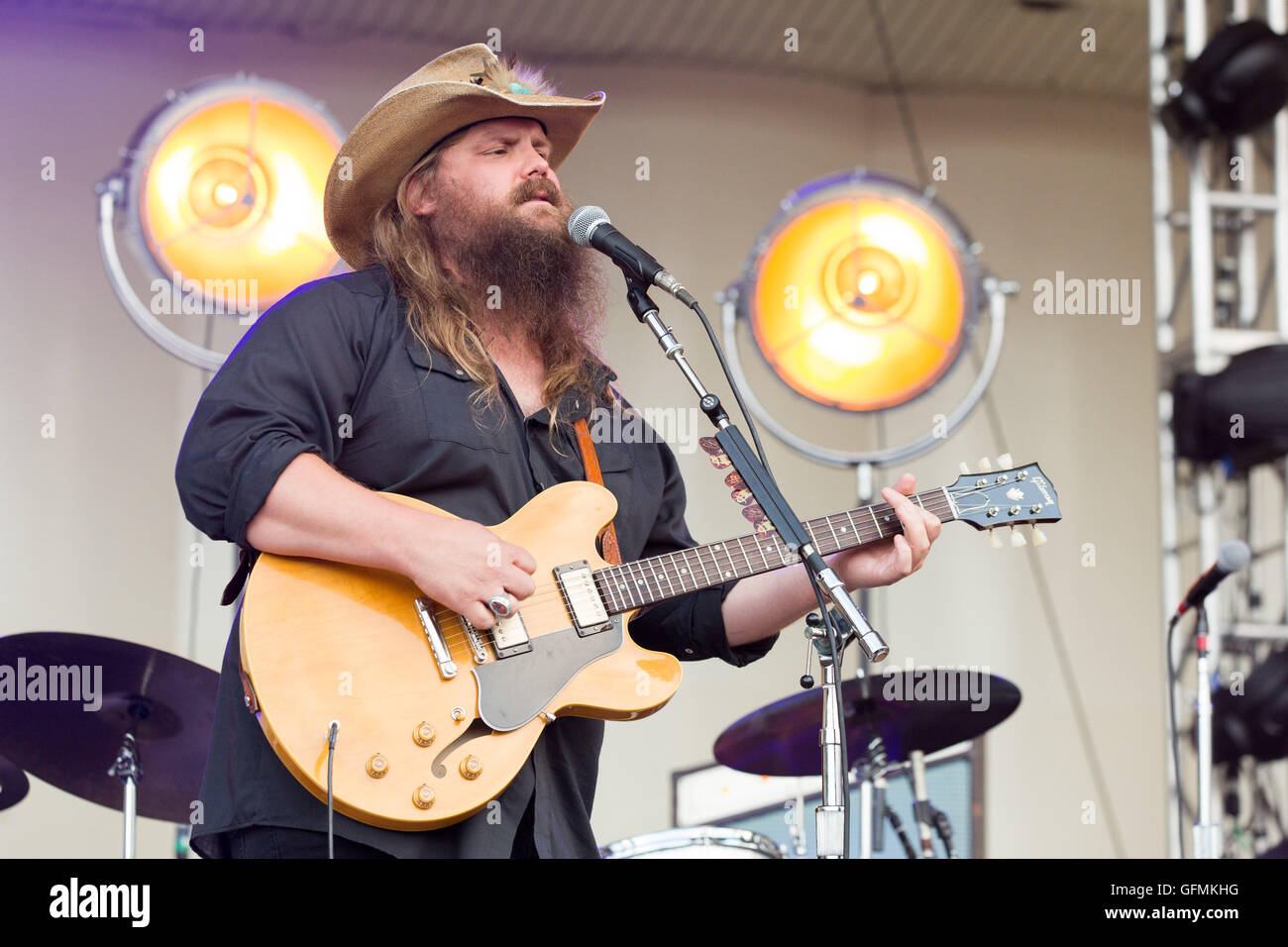 Chicago, Illinois, USA. 30th July, 2016. CHRIS STAPLETON performs live ...