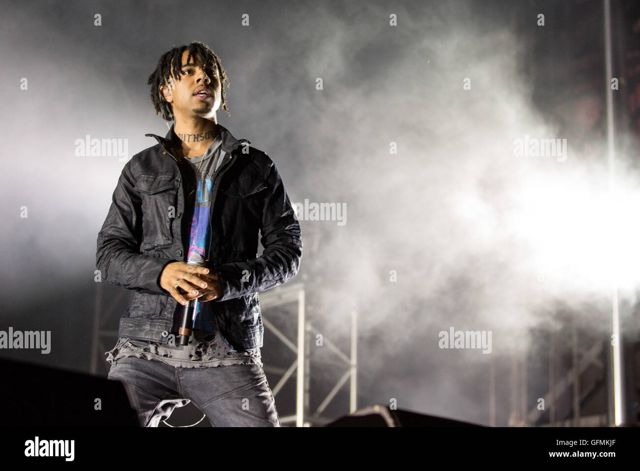 Chicago, Illinois, USA. 30th July, 2016. Rapper VIC MENSA performs live ...