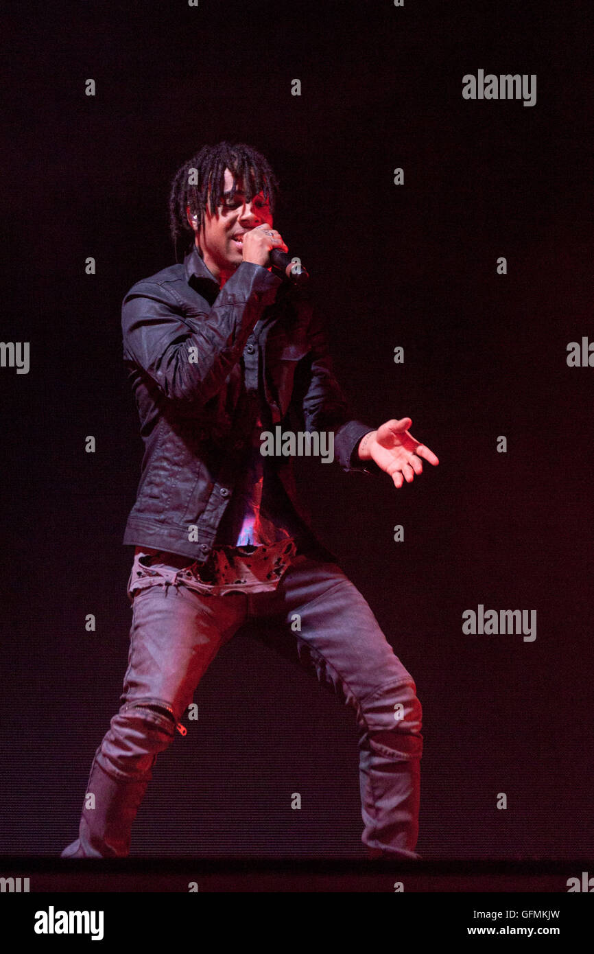 Chicago, Illinois, USA. 30th July, 2016. Rapper VIC MENSA performs live ...