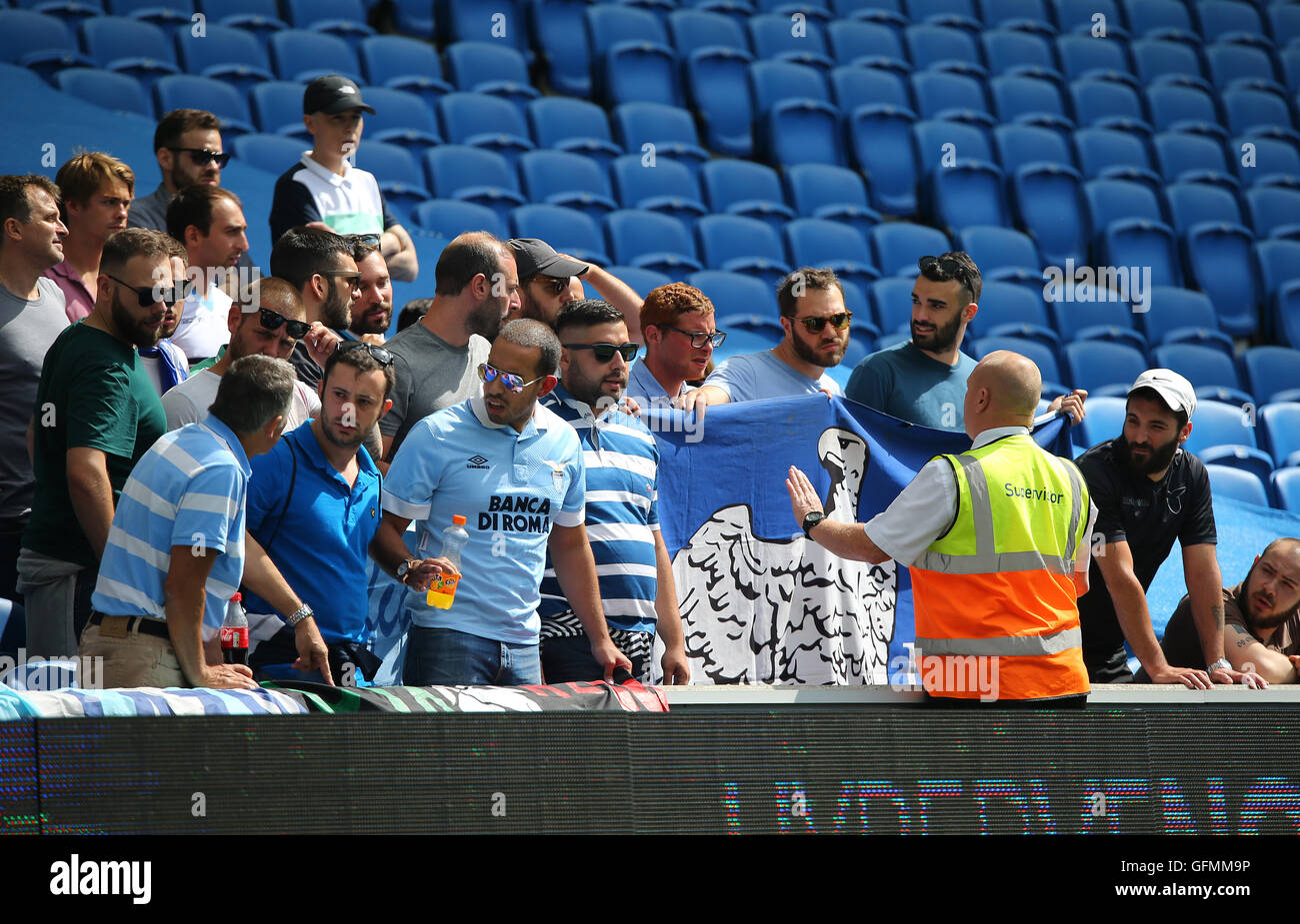 Lazio fans hi-res stock photography and images - Alamy