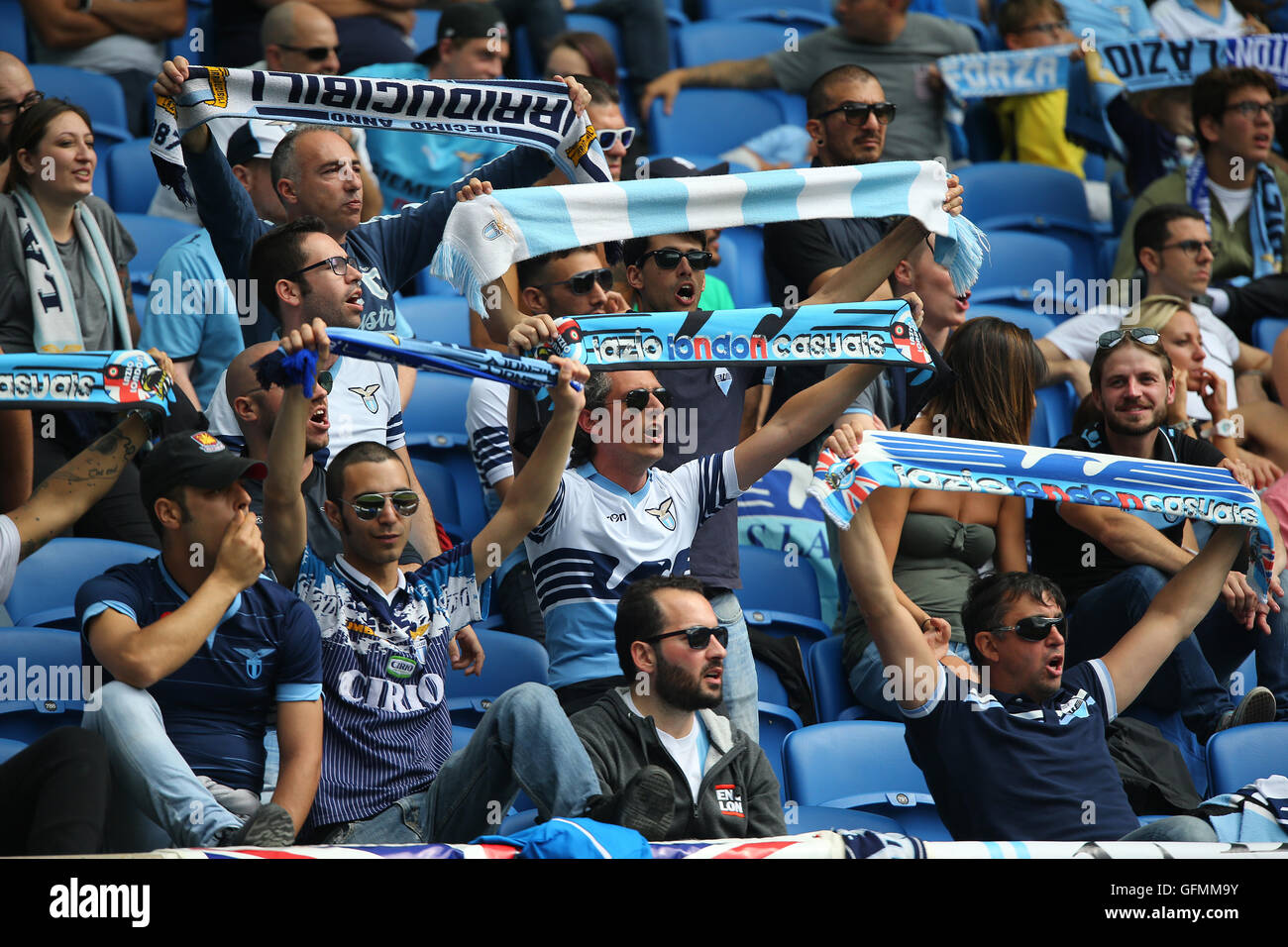 Lazio fans hi-res stock photography and images - Alamy