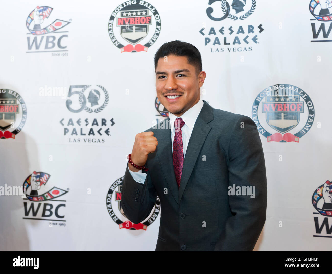 Las Vegas, Nevada, USA. 30th July, 2016. Jessie Vargas on the red ...