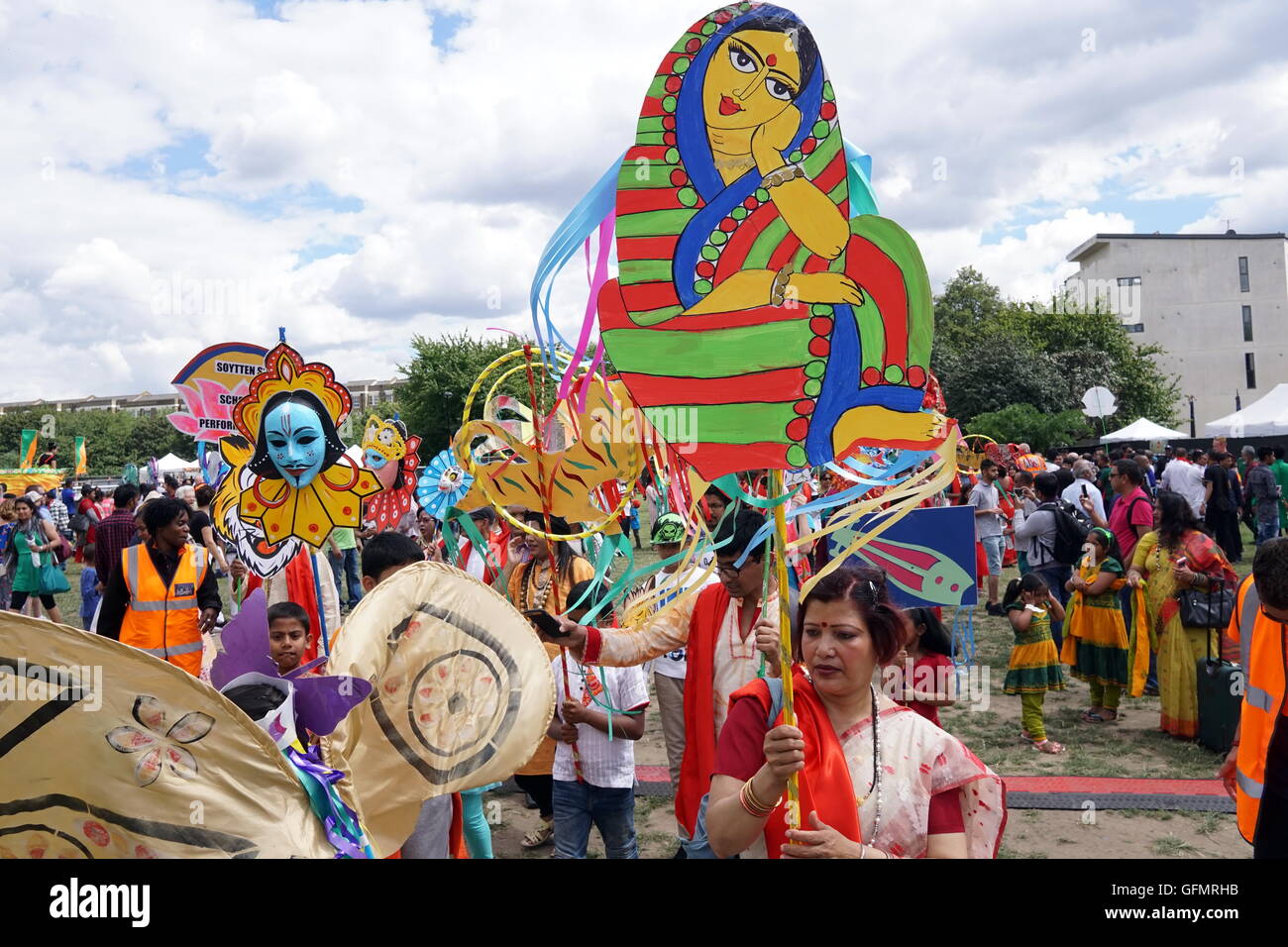 London, UK. 21st July, 2016. : Hundreds of the Bangladesh community ...