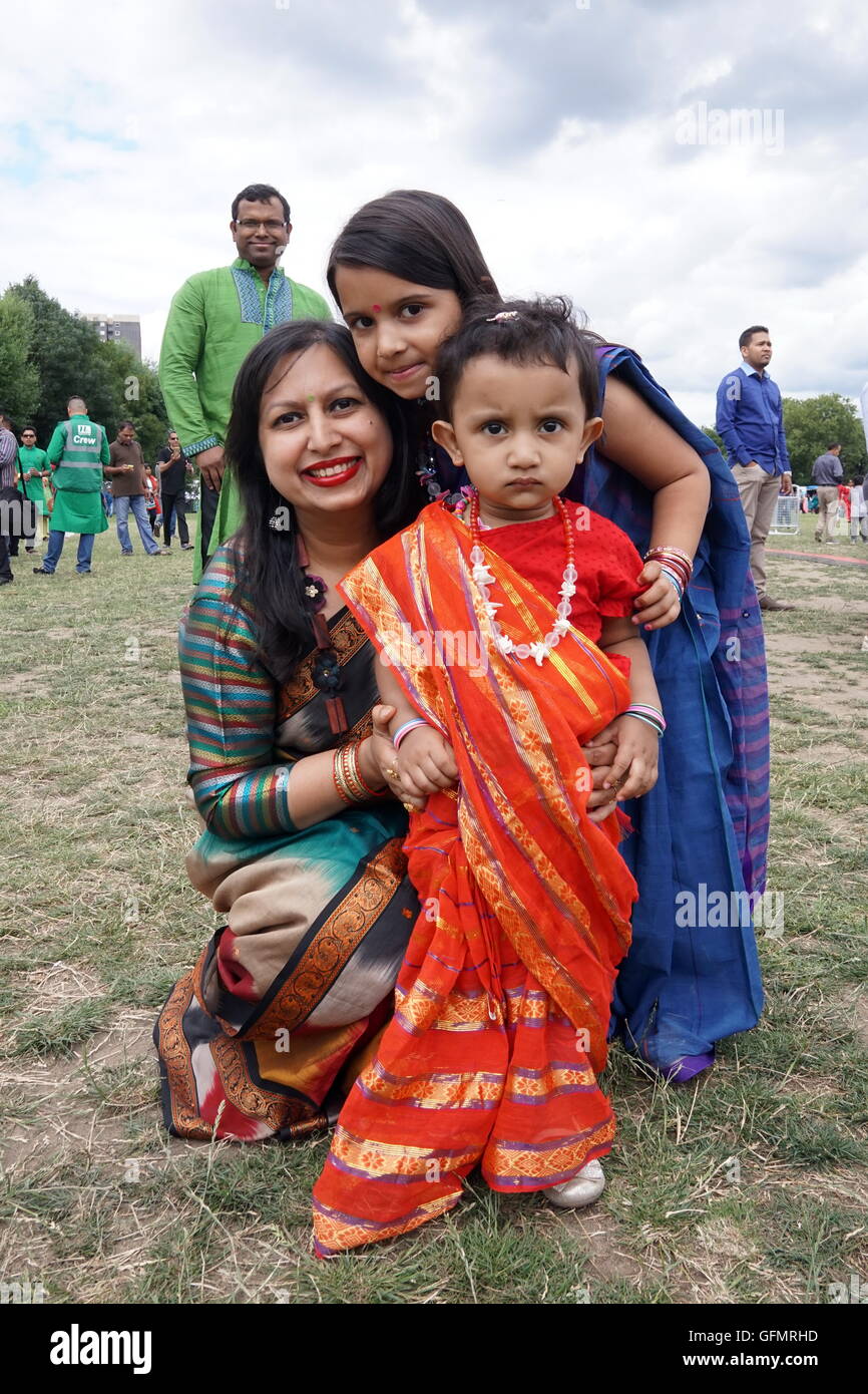 London, UK. 21st July, 2016. : Hundreds of the Bangladesh community ...