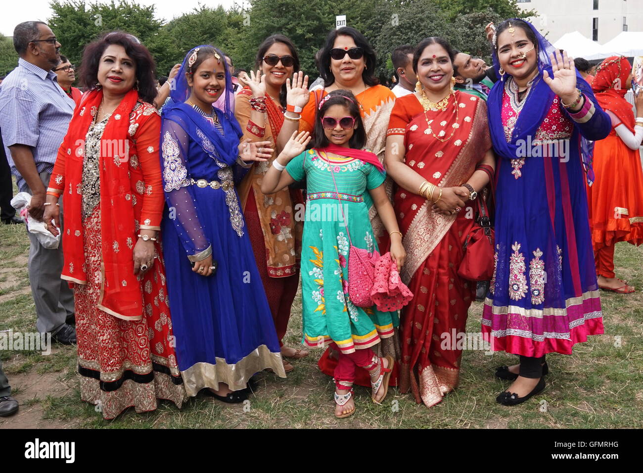 London, UK. 21st July, 2016. : Hundreds of the Bangladesh community ...