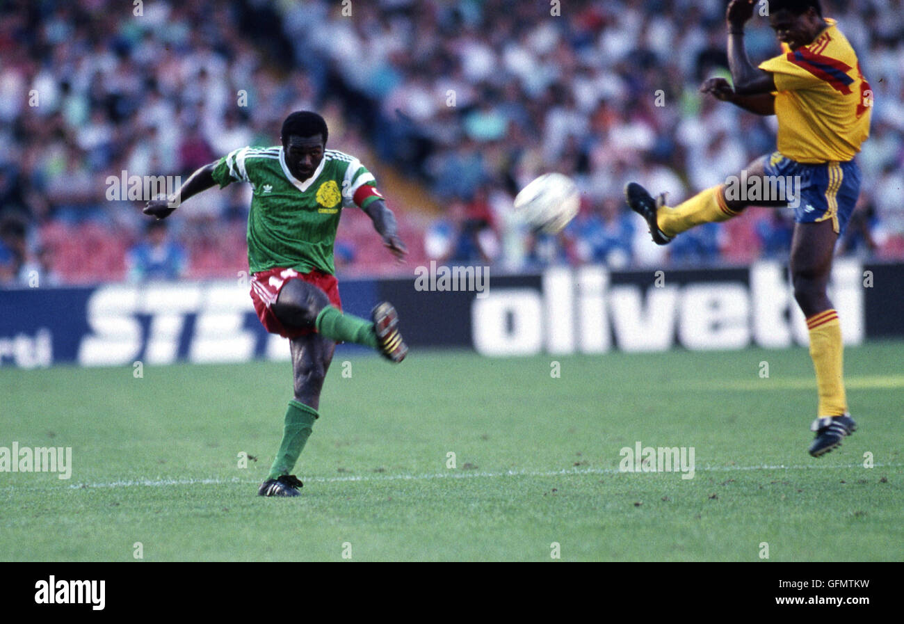 1990 world cup cameroon hi-res stock photography and images - Alamy