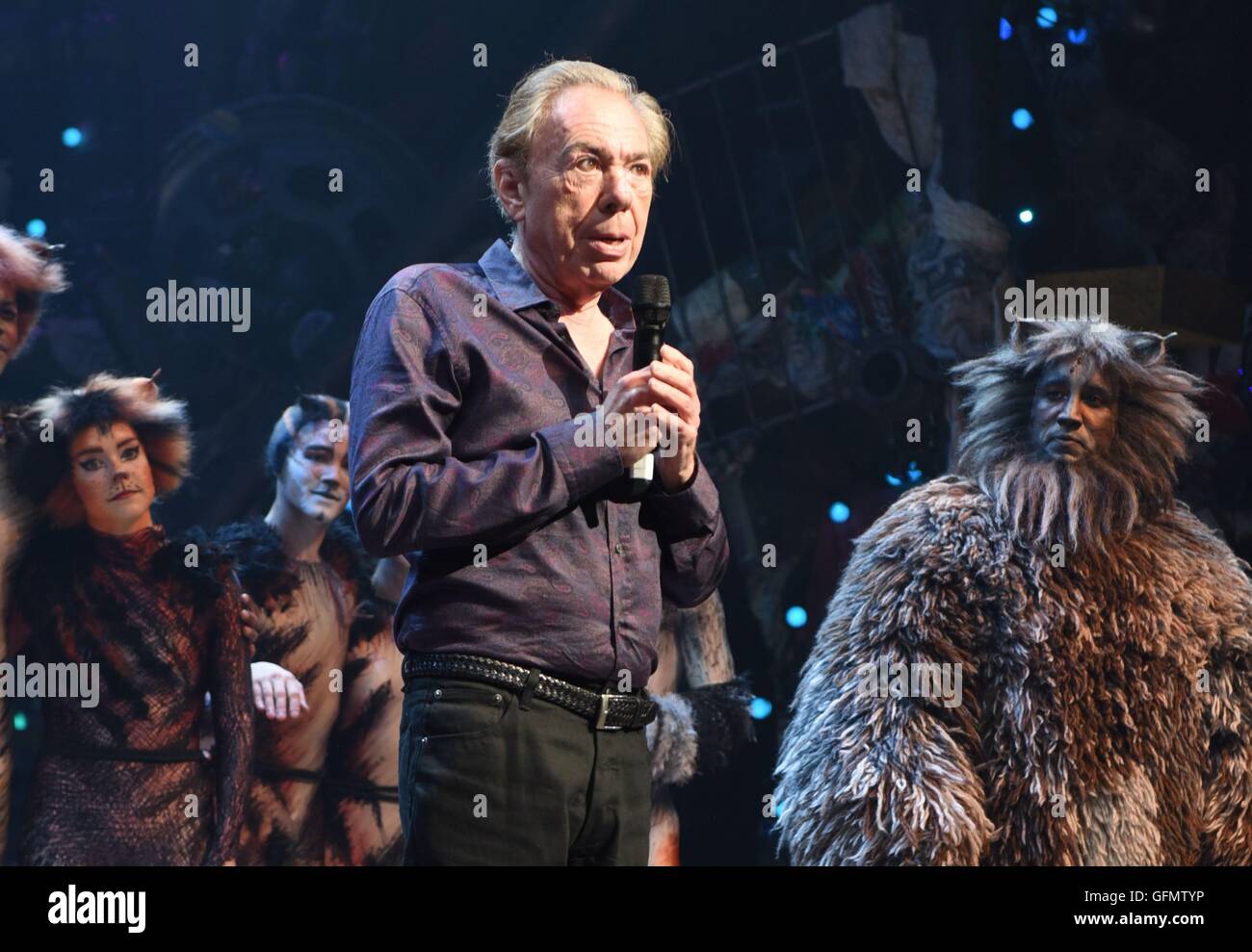 New York, NY, USA. 31st July, 2016. Andrew Lloyd Webber, Quentin Earl ...