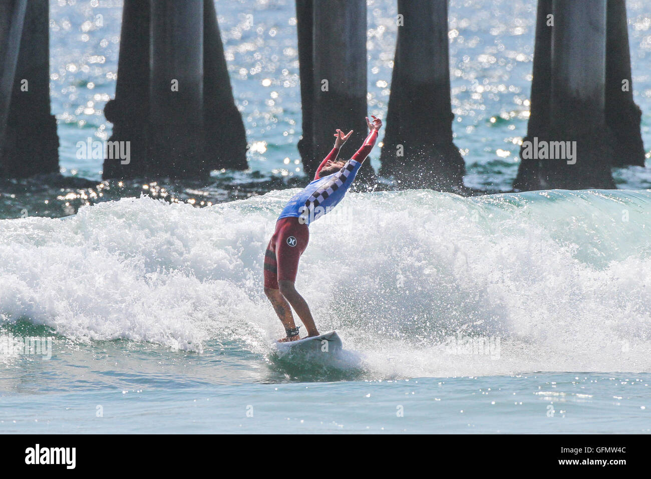 Huntington Beach, California, USA. 31st July, 2016. Professional ...