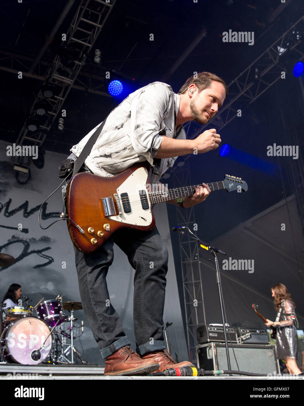 Chicago, Illinois, USA. 31st July, 2016. CHRIS GUANLAO, BRIAN AUBERT and NIKKI MONNINGER of ...