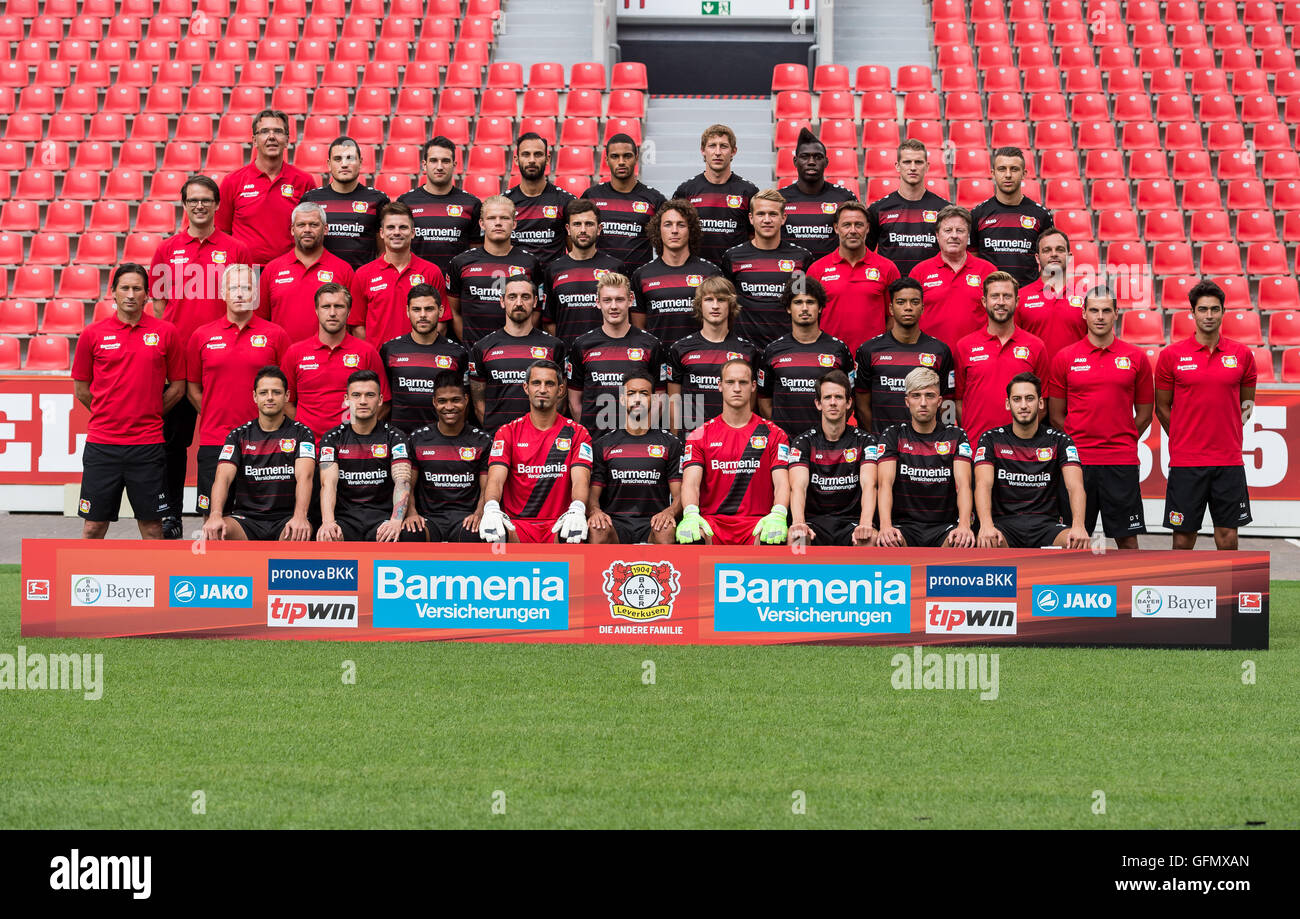 German Bundesliga - Season 2016/17 - Photocall Bayer 04 Leverkusen on ...