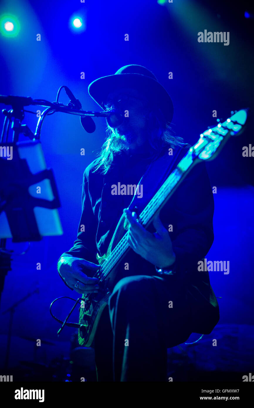 Las Vegas, Nevada, USA. 31st July, 2016. Les Claypool pictured as he ...