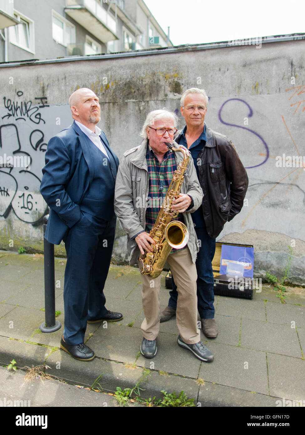Cologne, Germany. 01st Aug, 2016. The composer Klaus Doldinger (m ...