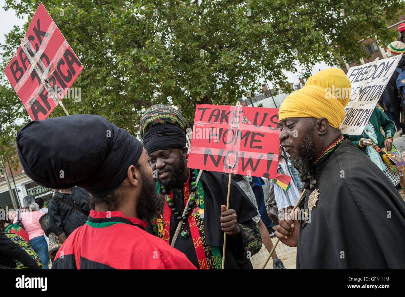 London, UK. 1st August, 2016. Annual Afrikan Emancipation Day ...