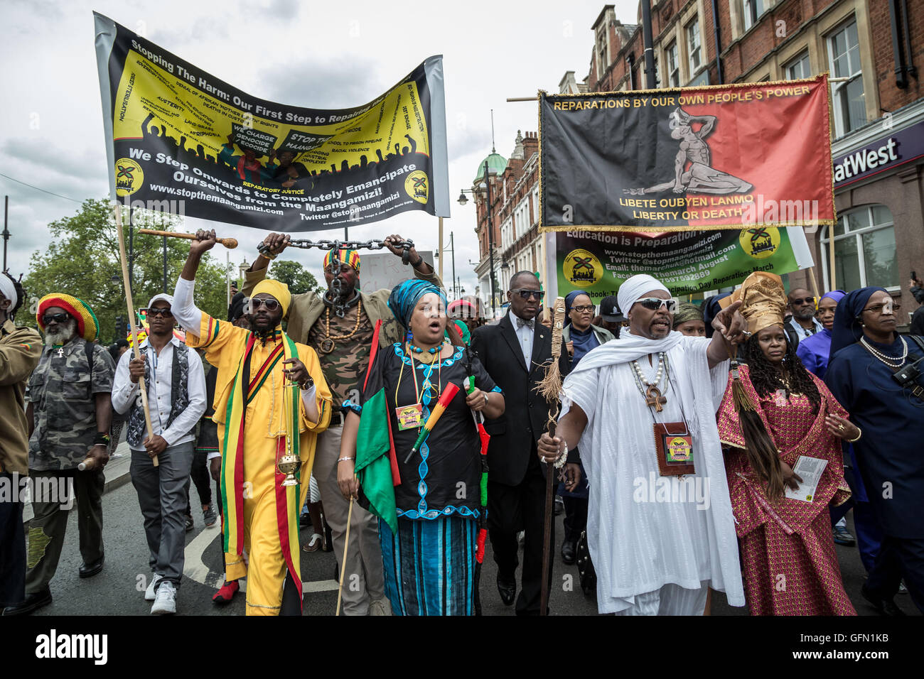 London, UK. 1st August, 2016. Annual Afrikan Emancipation Day ...