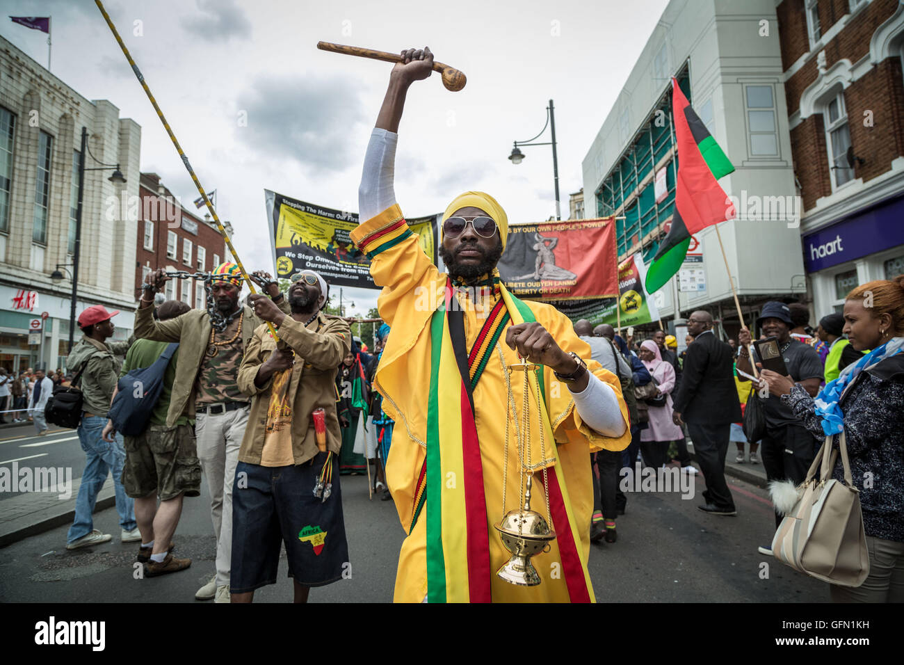 London, UK. 1st August, 2016. Annual Afrikan Emancipation Day ...