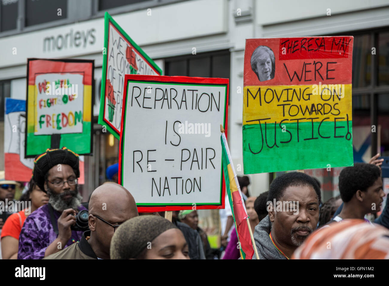London, UK. 1st August, 2016. Annual Afrikan Emancipation Day ...