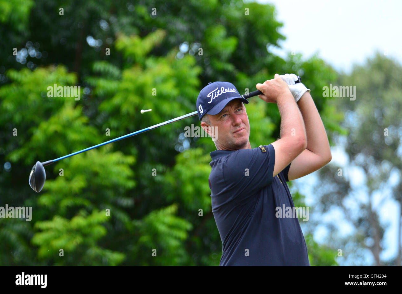 Chonburi, Thailand. 31st July, 2016. Mark Foster of England player in ...