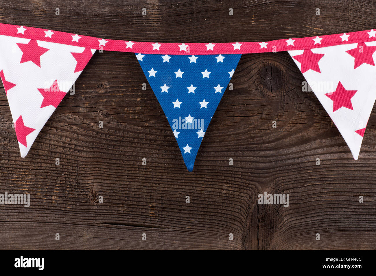 Happy birthday party background flags hi-res stock photography and ...