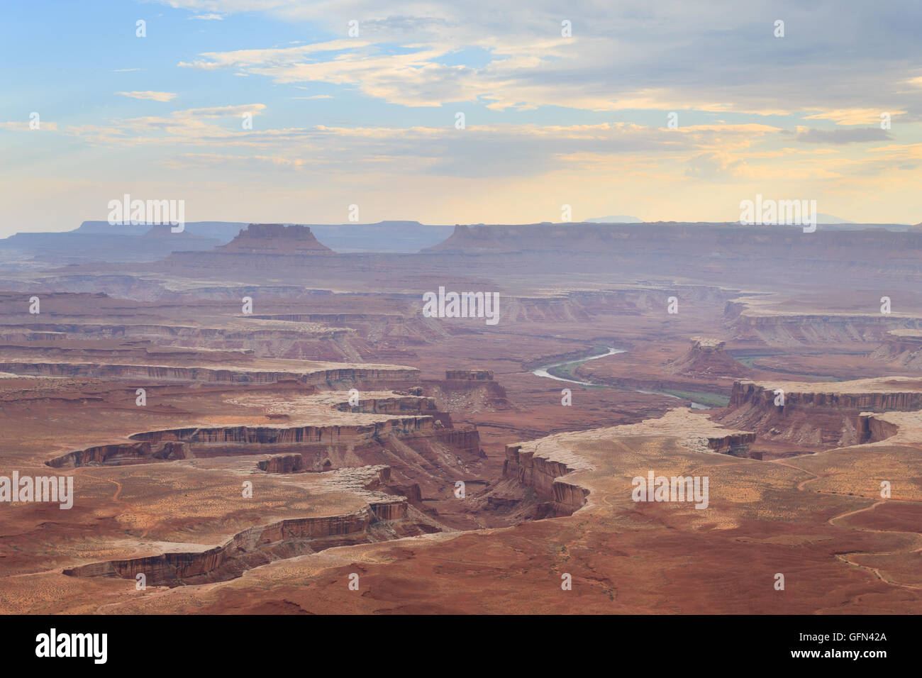 Green river overlook from Canyonlands National park, USA. Geological formations Stock Photo - Alamy