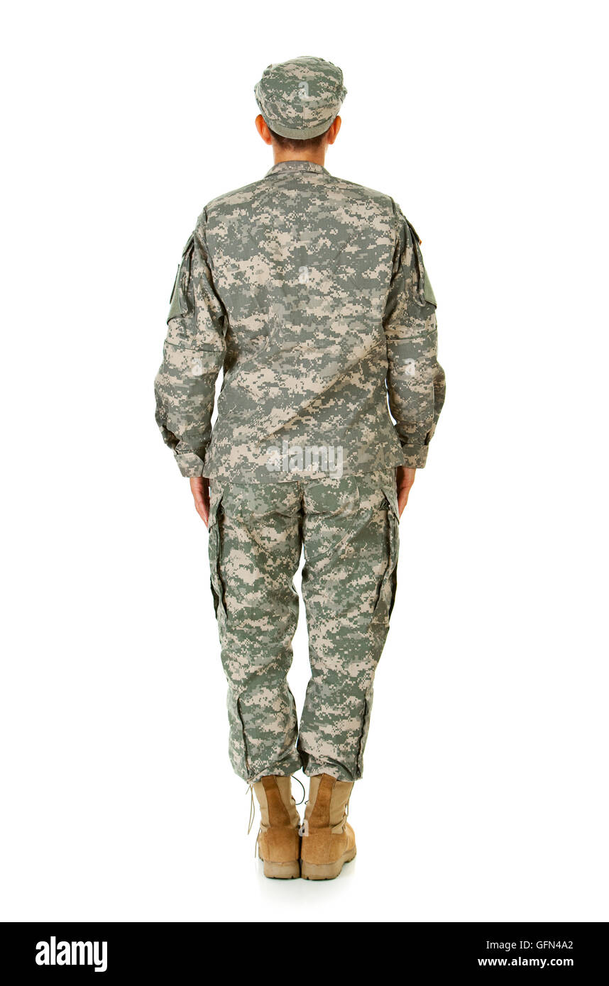 Anonymous female standing on Cut Out Stock Images & Pictures - Alamy