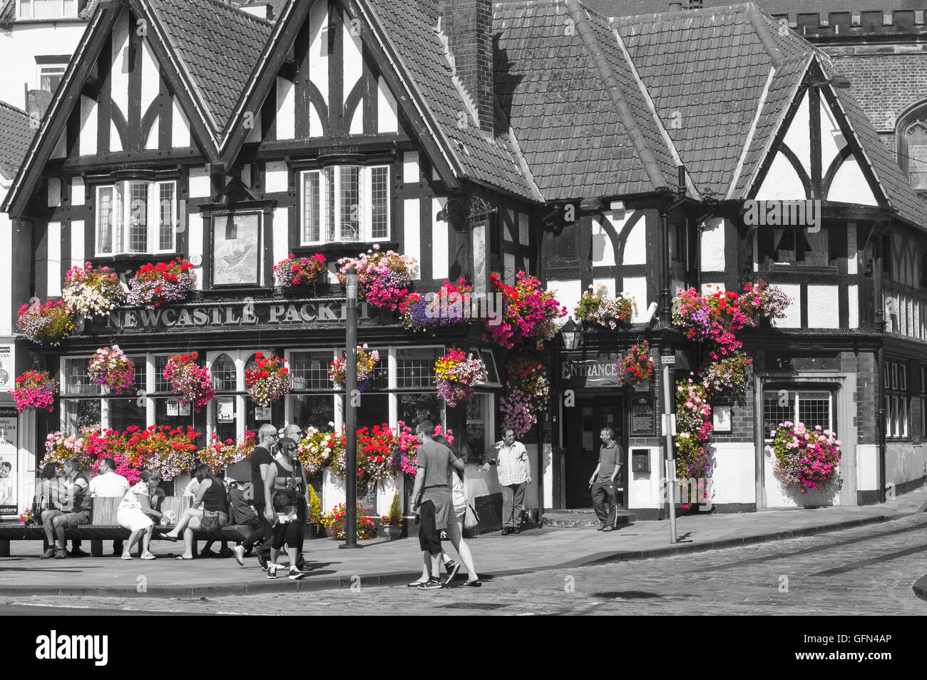 Newcastle Packet Pub, Scarborough, North Yorkshire, England, UK Stock ...