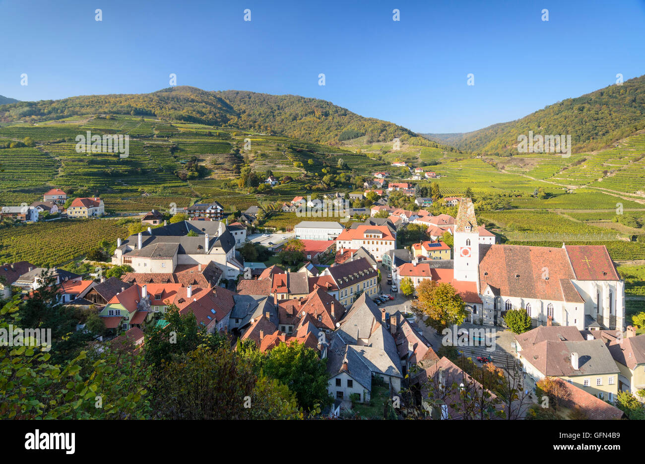 Spitz an der Donau: View from 1000 - buckets mountain on Spitz ...