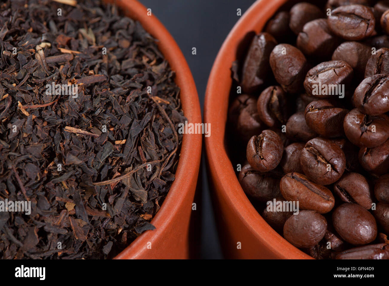 assorted coffee and green tea in paper bags Stock Photo - Alamy