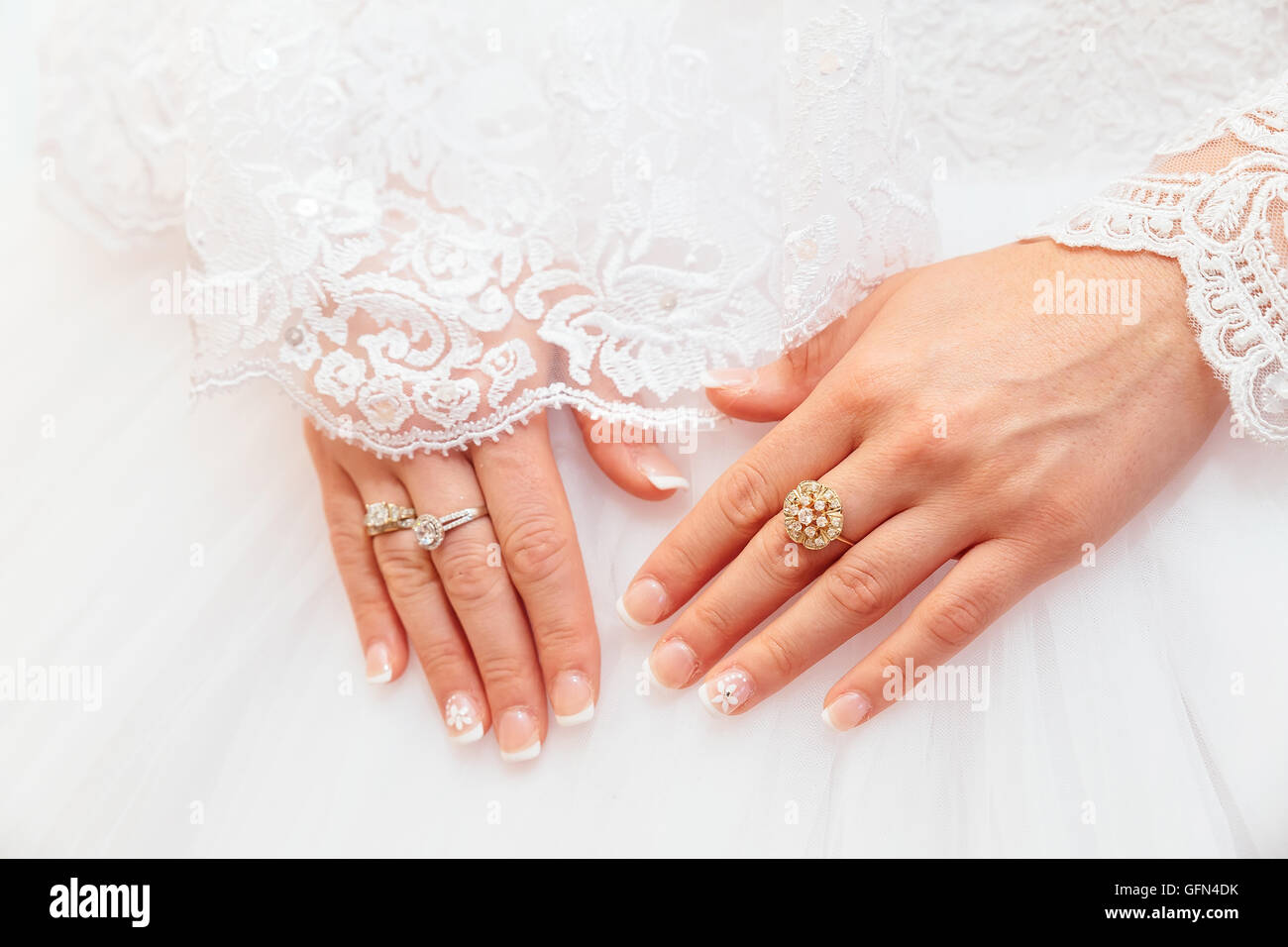 White satin chiffon dress hi-res stock photography and images - Alamy