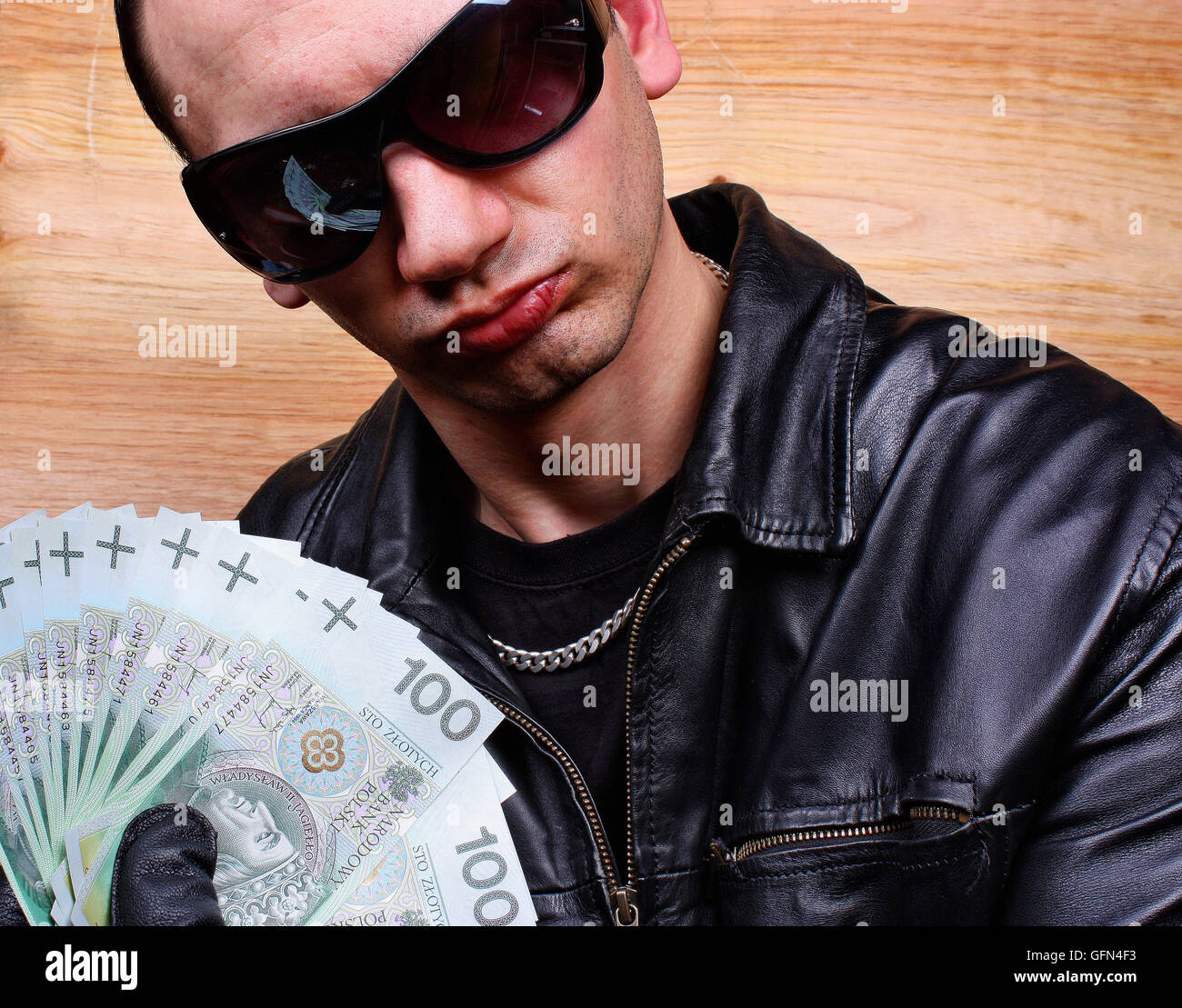Mafia gangster fan polish money hi-res stock photography and images - Alamy