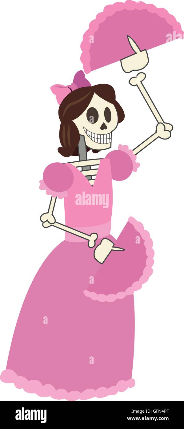 skeleton woman dancing icon Stock Vector Image & Art - Alamy