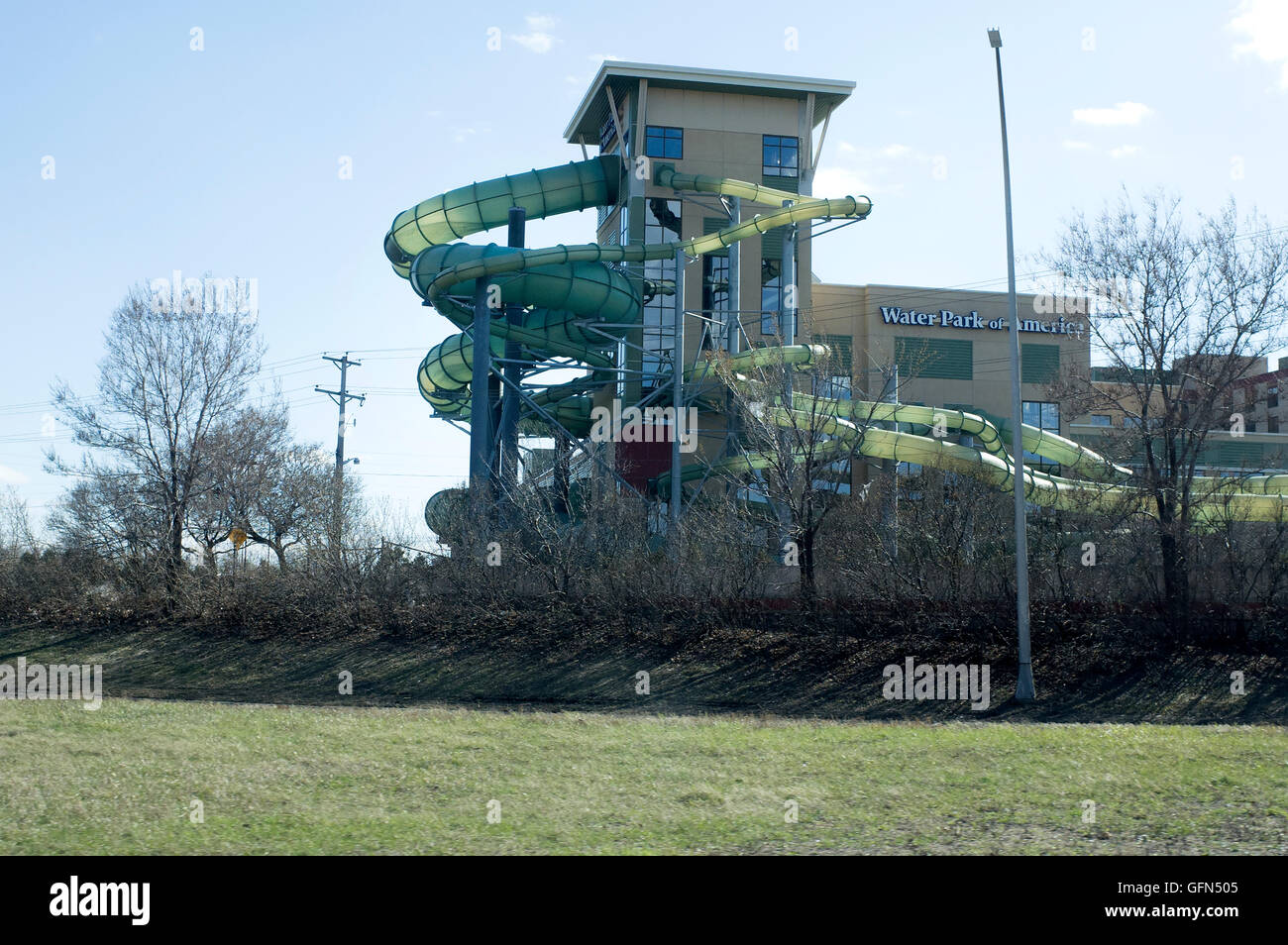 Water Park of America, tallest indoor water slide in America ...