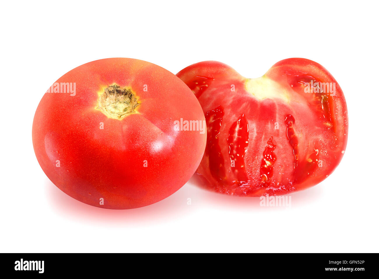 Tomato slice red hi-res stock photography and images - Alamy