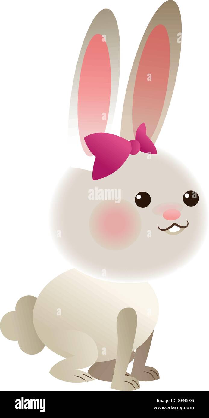 rabbit cartoon icon Stock Vector Image & Art - Alamy