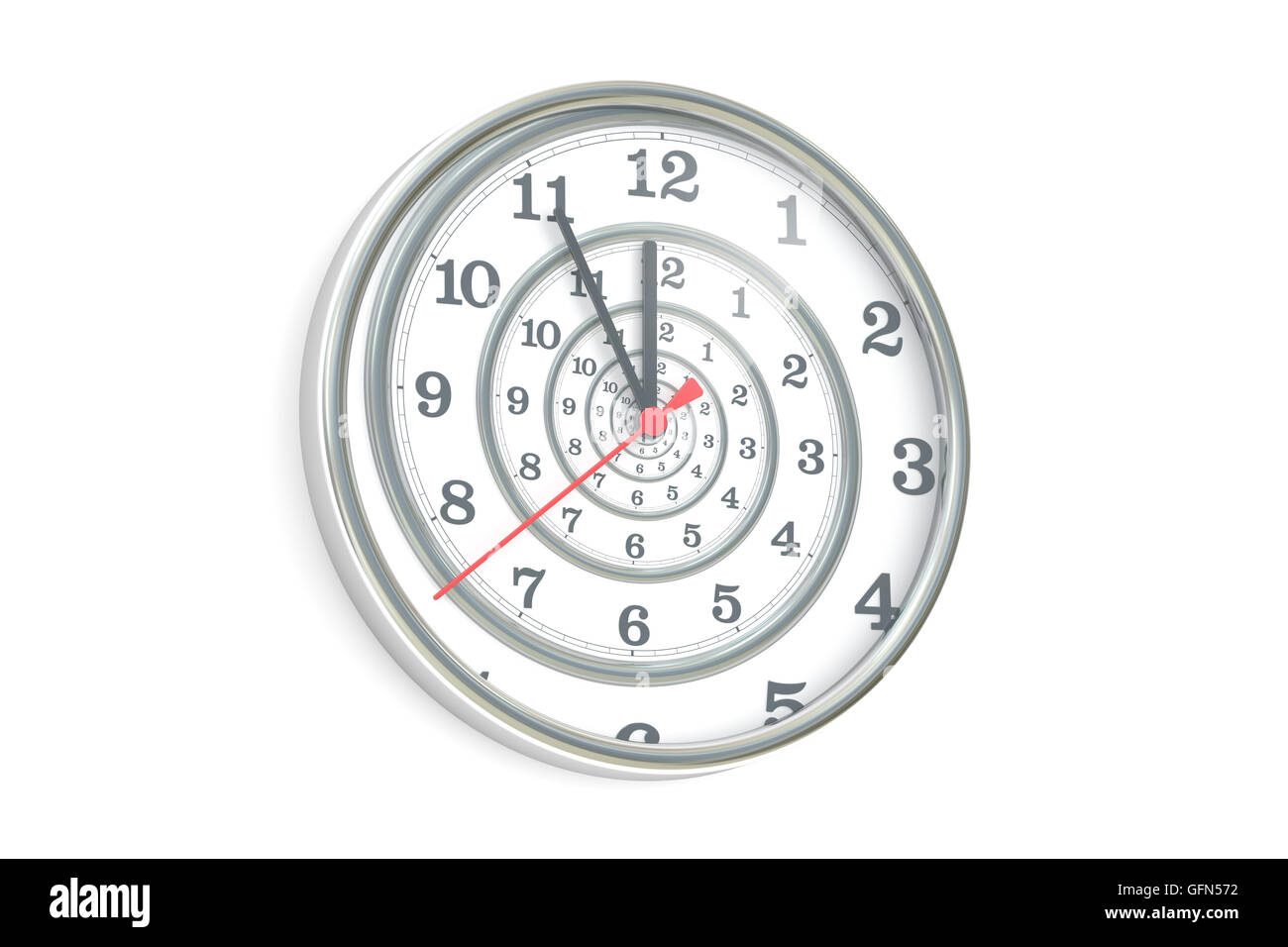 Spiral clock infinite hi-res stock photography and images - Alamy