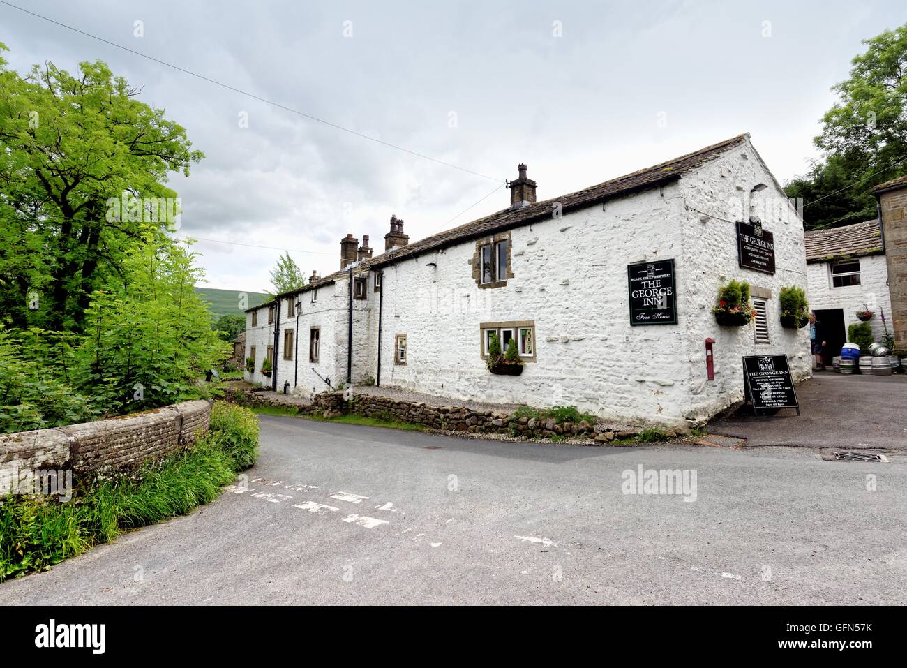 The George Inn Hubberholme Yorkshire UK Stock Photo - Alamy