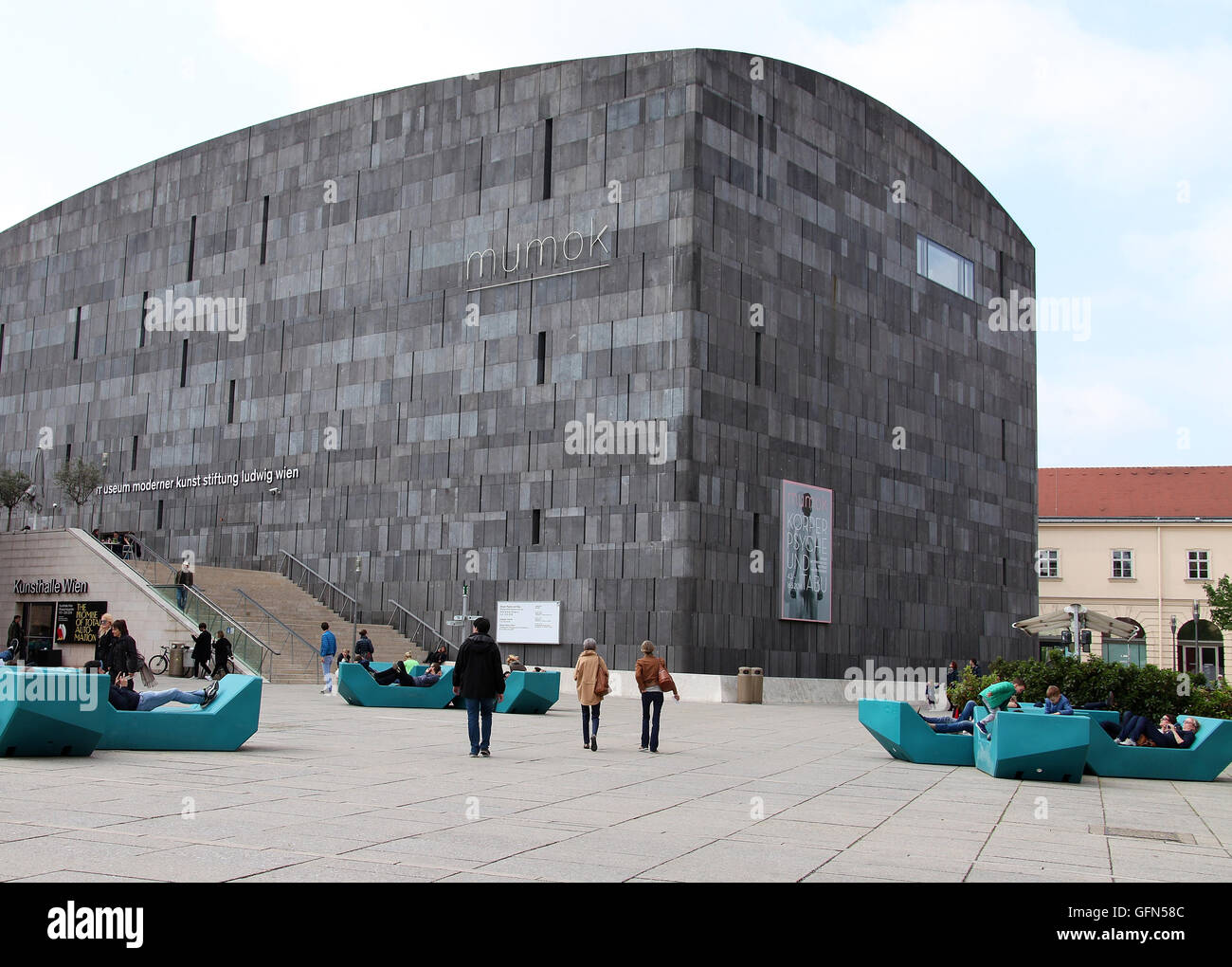 MUMOK Museum of Modern Art in Vienna Stock Photo - Alamy