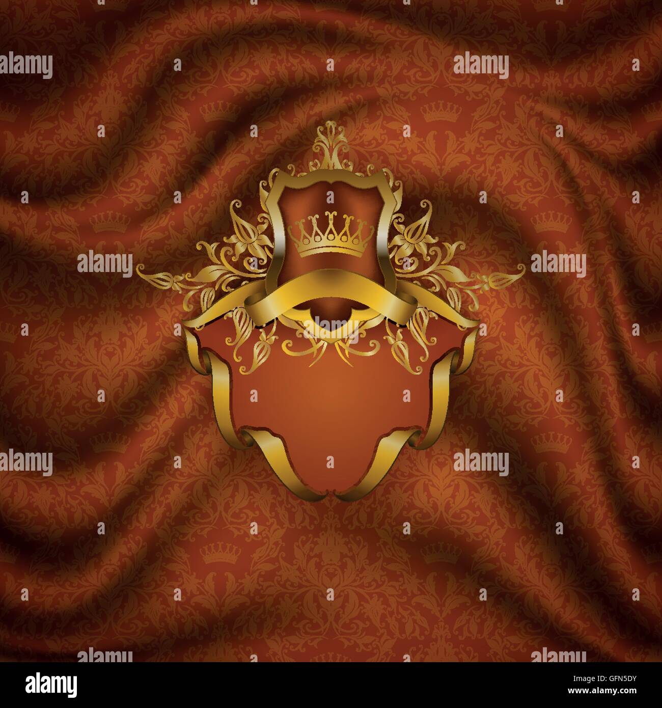 Elegant golden frame banner Stock Vector Image & Art - Alamy